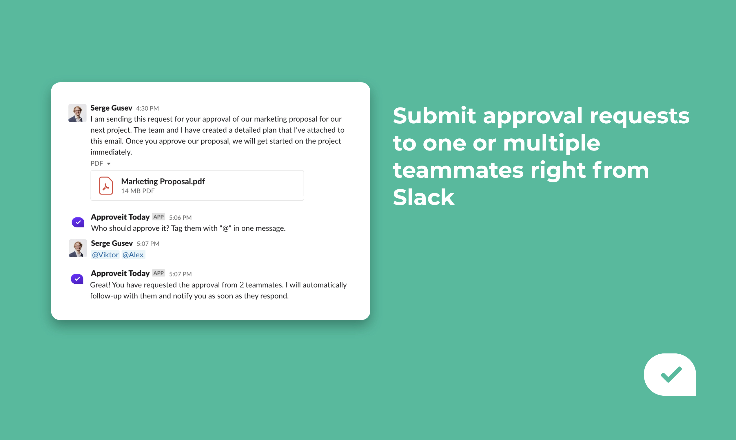 Approveit Today - App for Slack | F6S