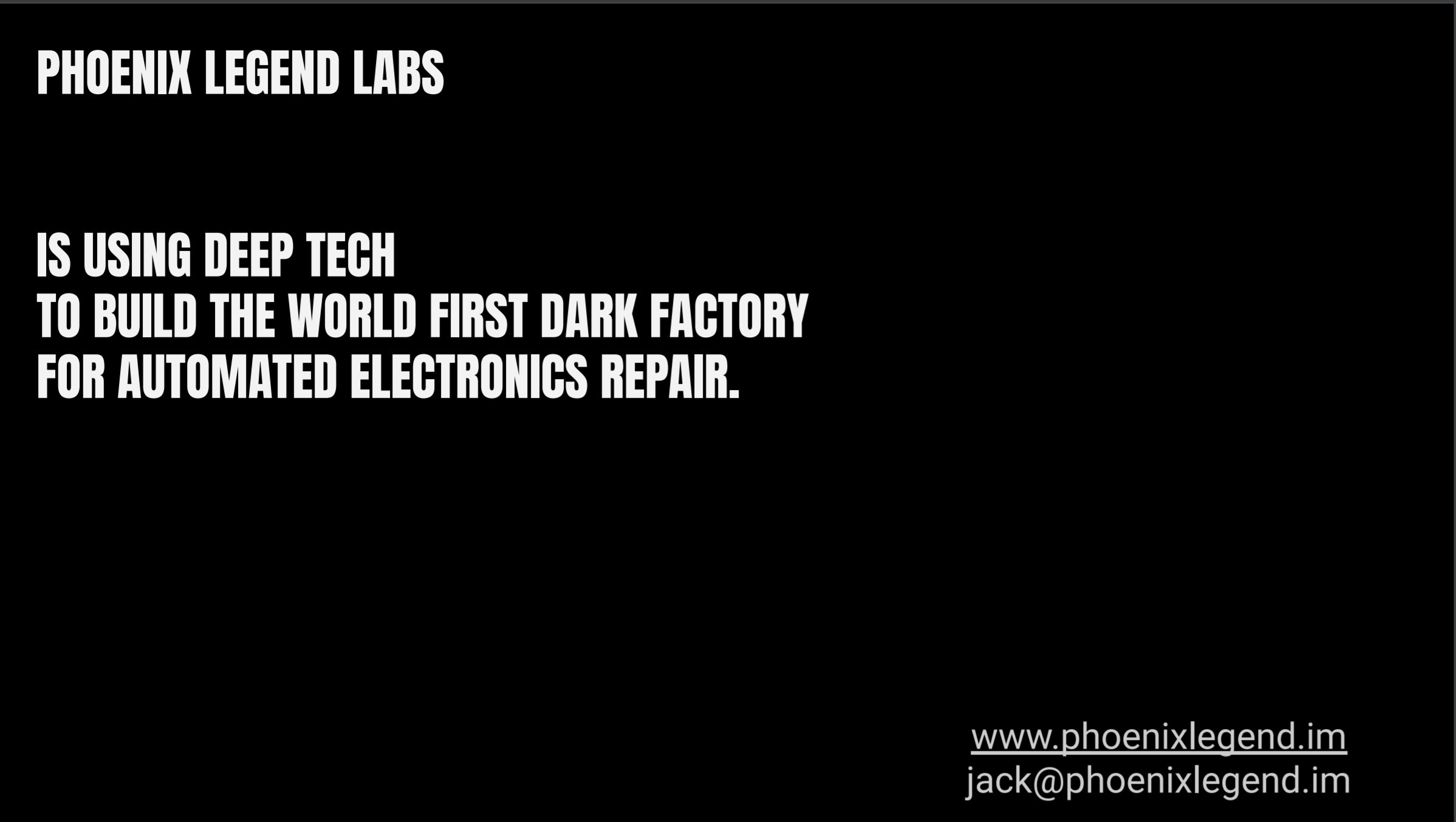 Phoenix Legend Labs | F6S