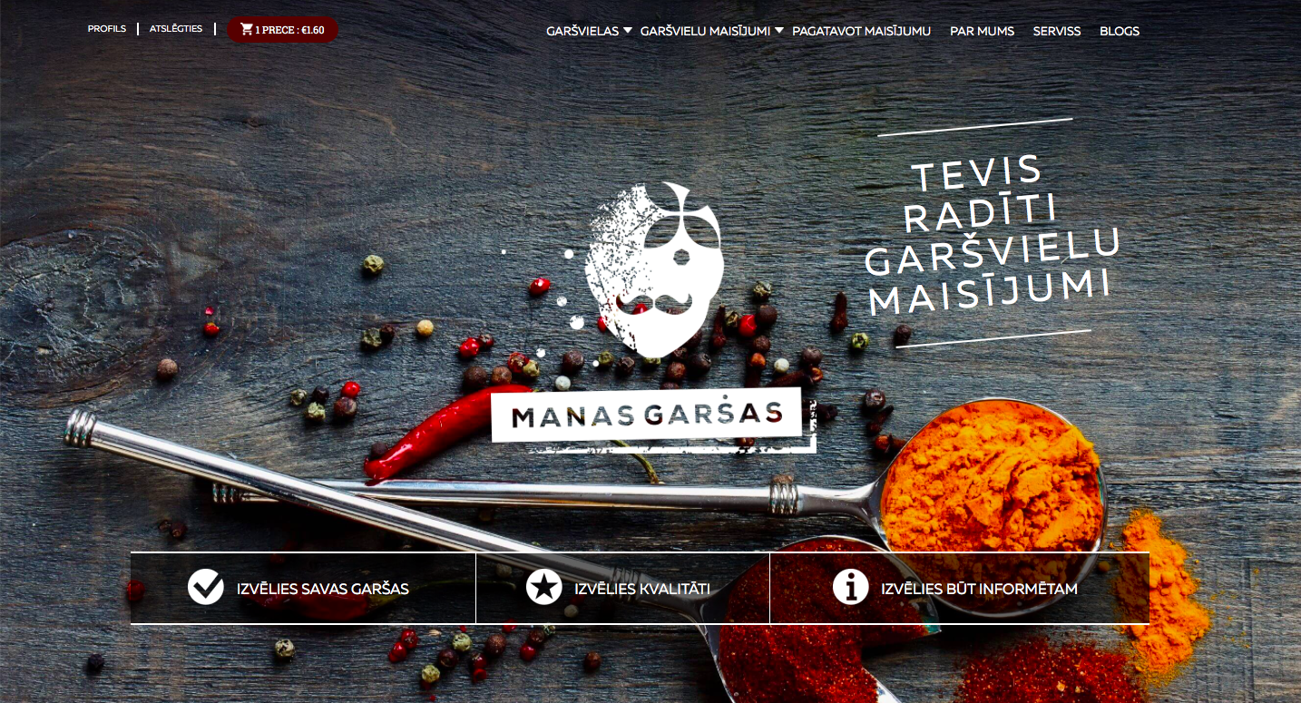 Spice trading platform "Manas garsas" | F6S