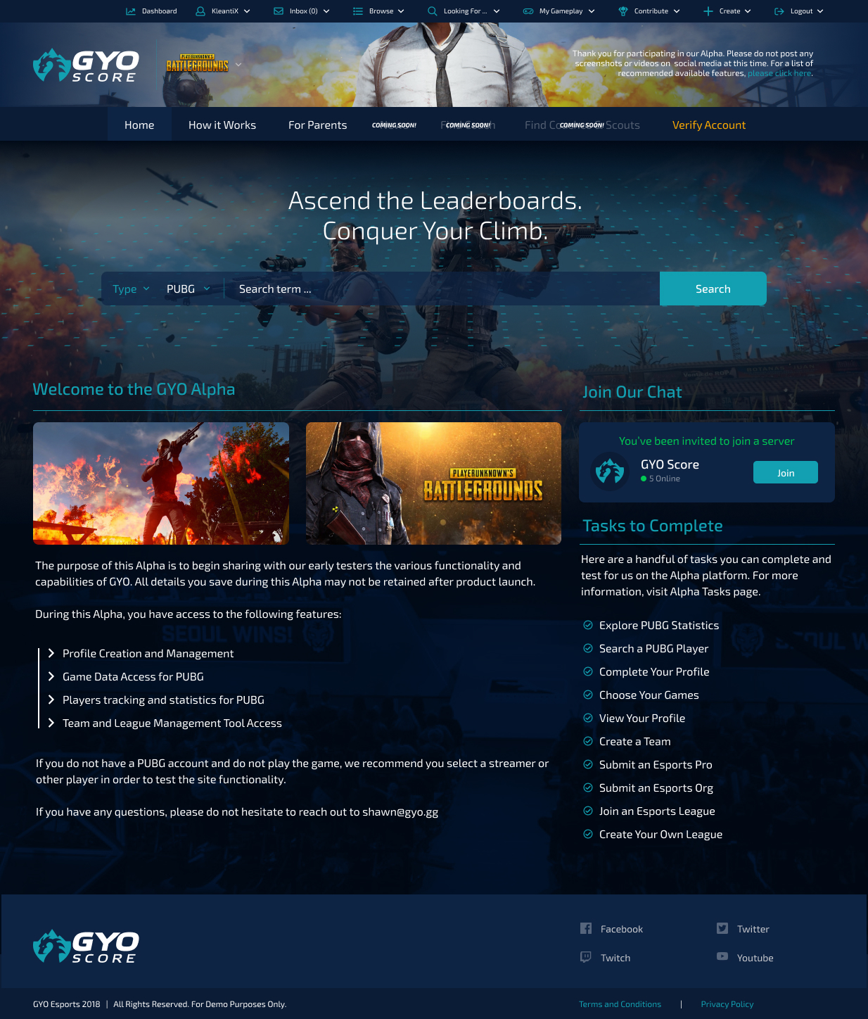 Harena Data / GYO Esports | F6S