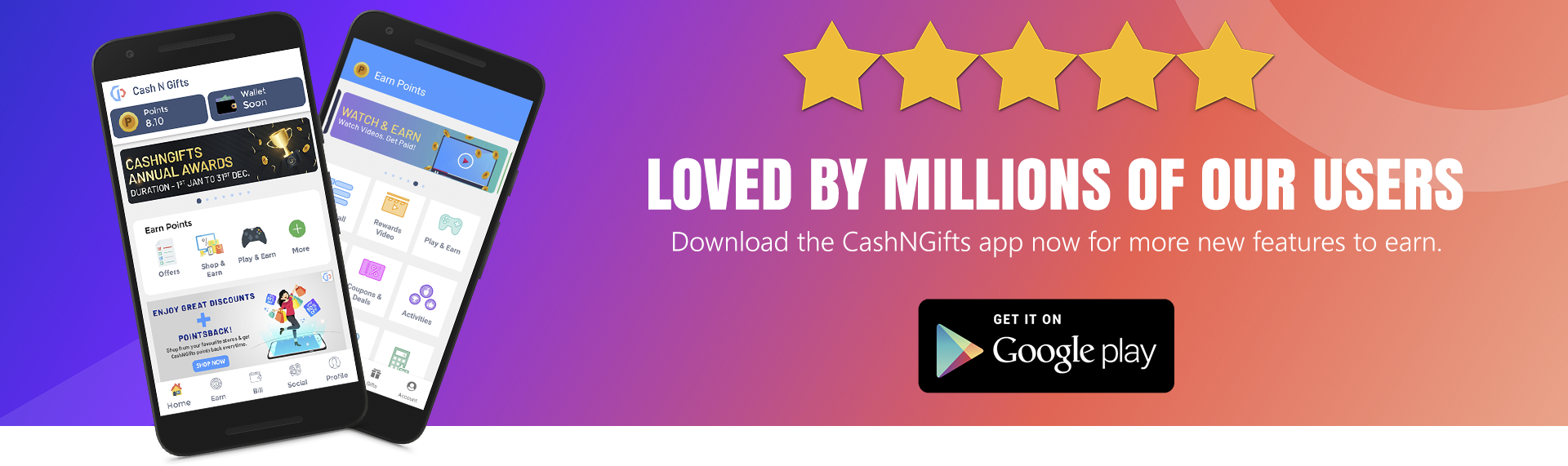 CashNGifts - Recharge, Pay Bills & Gifts | F6S