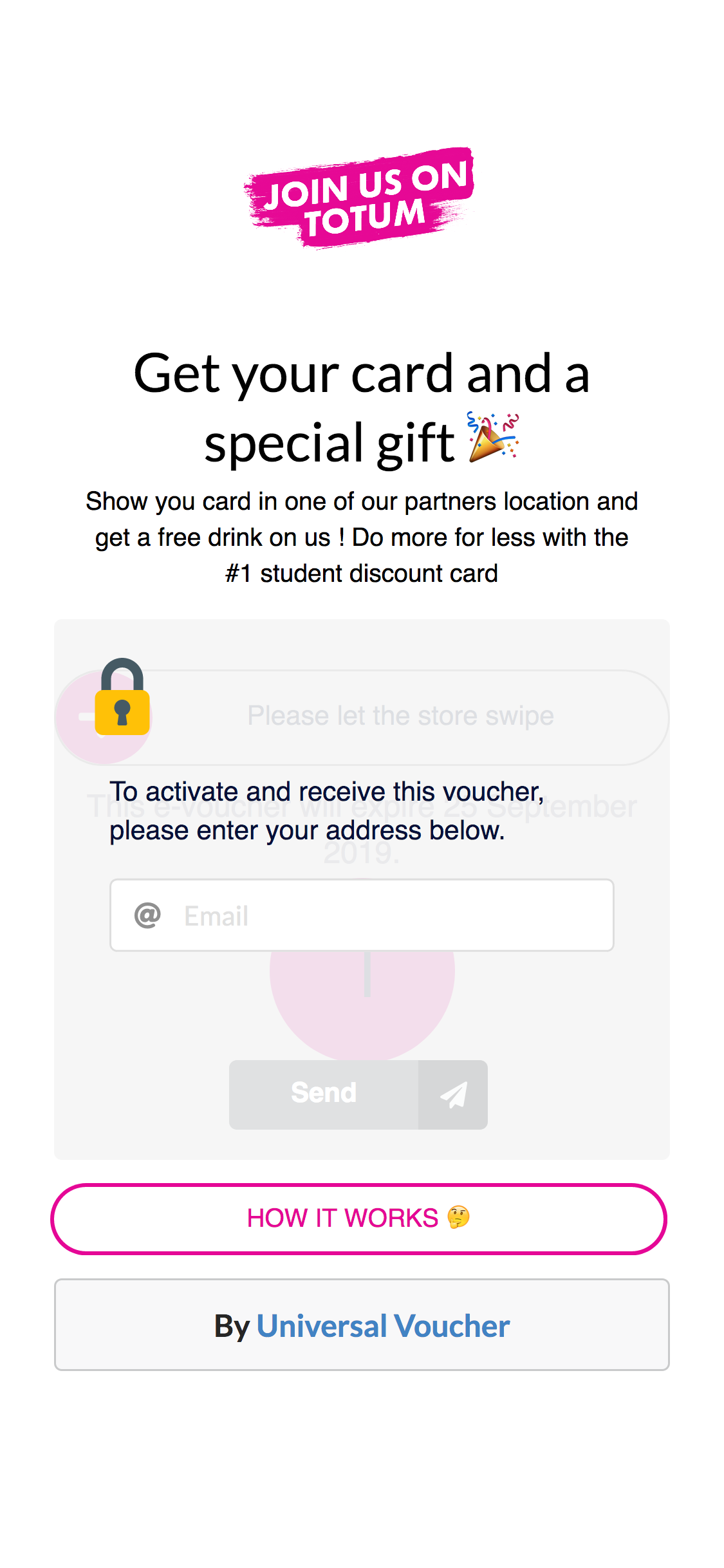 Universal Voucher | F6S